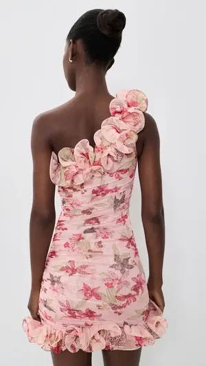 PatBO Orchid Bloom Mini Dress