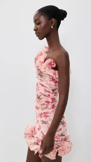 PatBO Orchid Bloom Mini Dress