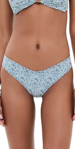 MONTCE Lulu Bikini Bottoms - Blue Petite Fleur