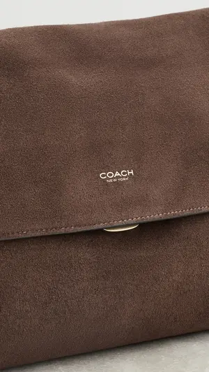 COACH Suede Chelsea Shoulder Bag 36