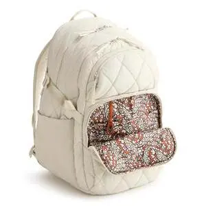 VERA BRADLEY Xl Clarion Backpack In Pumice Stone
