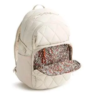 VERA BRADLEY Large Clarion Backpack In Pumice Stone
