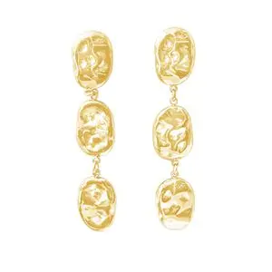 GLASSTYK Cliff Earrings - Gold