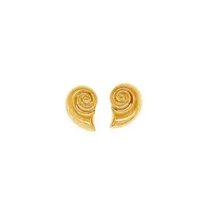 GLASSTYK Swirl Earrings - Gold