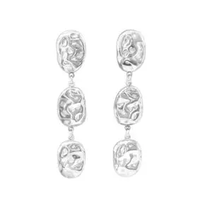 GLASSTYK Cliff Earrings Steel