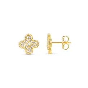 SHYMI Small Flower Earrings - Gold