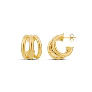 SHYMI Claw Hoop Earrings - Gold