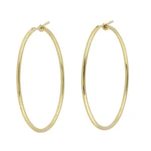 ARTISAN Classic Hoop Earrings In 18k Yellow - Gold