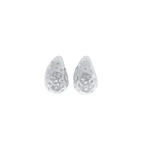 GLASSTYK Drops Earrings Steel - Silver