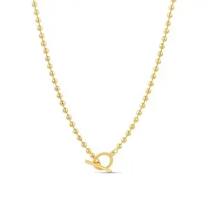 SHYMI Ball Chain Toggle Necklace - Gold
