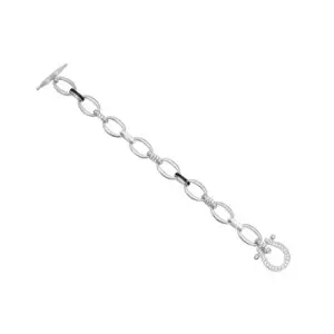 Arte Madrid Seaside Treasures Herradura Toggle Bracelet White Gold - Silver