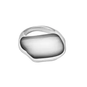 GLASSTYK Rocky Ring Steel - Silver