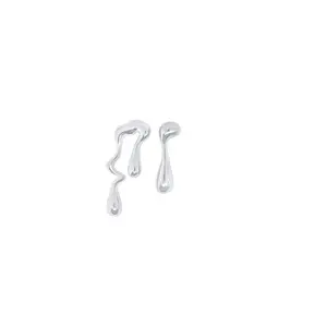 GLASSTYK Summer Rain Earring Stainless Steel - Silver