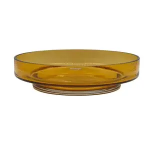 AN&ANGEL Translucent Moon Large Amber Bowl - Yellow