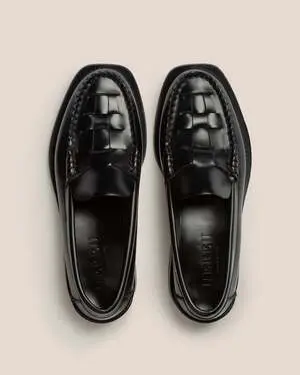Hereu Nombela Woven-designed Slip-on Loafers