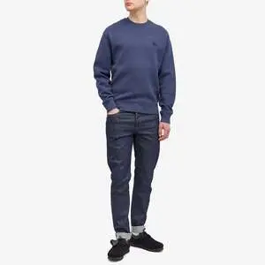 Maison Kitsuné Bold Fox Head Patch Crewneck Sweatshirt
