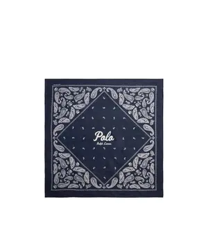 Polo Ralph Lauren Paisley Logo Bandana Scarf