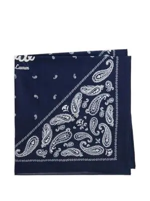 Polo Ralph Lauren Paisley Logo Bandana Scarf