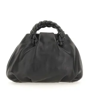 Hereu Bombon Braid Detailed Small Crossbody Bag - Black