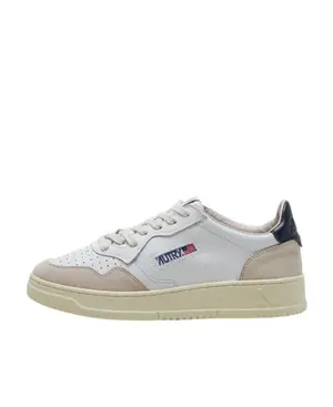 AUTRY Logo Low-cut Skate Shoes - Nude