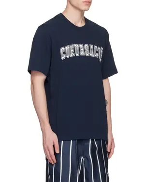 AMI Paris Coeur Sacré-embroidery T-shirt