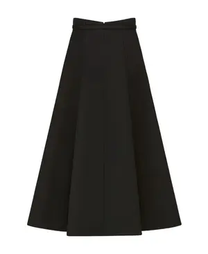 Dior Midi Skirt With Pleated Details