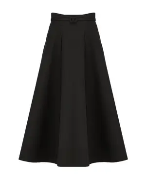 Dior Midi Skirt With Pleated Details - No