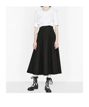Dior Midi Skirt With Pleated Details