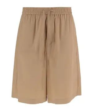 DARKPARK Drawstring Straight-leg Shorts - Beige