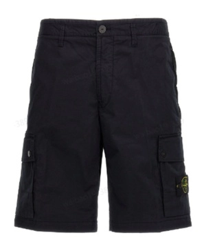 Stone Island Compass-patch Knee-length Cargo Shorts