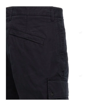 Stone Island Compass-patch Knee-length Cargo Shorts