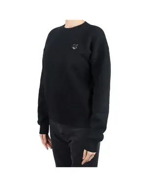 Maison Kitsuné Bold Fox Head Patch Crewneck Sweatshirt