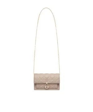 Dior Quilted Pouch With Chain
