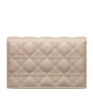 Dior Quilted Pouch With Chain