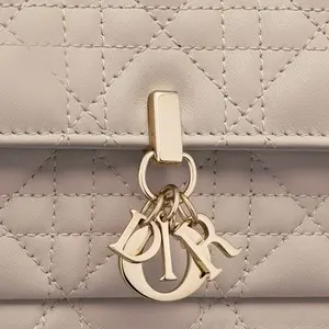 Dior Quilted Pouch With Chain