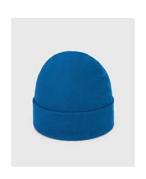 Gucci Logo-embossed Wool Beanie - Blue