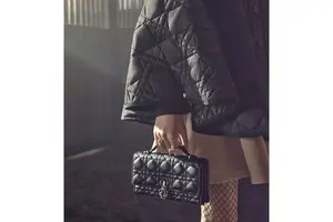 Dior Lady Top Handle Clutch Bag