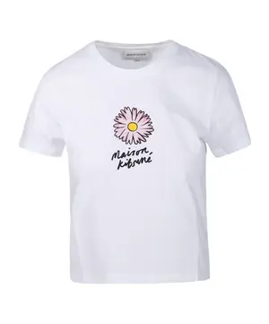 Maison Kitsuné Floating Flower" Printed Crewneck T-shirt