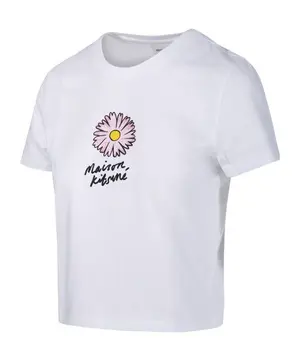 Maison Kitsuné Floating Flower" Printed Crewneck T-shirt