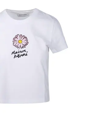 Maison Kitsuné Floating Flower" Printed Crewneck T-shirt