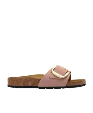BIRKENSTOCK Madrid Big Buckle Suede Slides