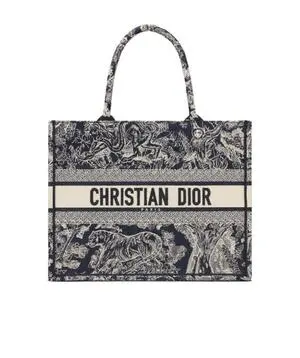 Dior Medium Book Tote - Blue