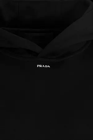 Prada Logo Printed Long-sleeved Hoodie