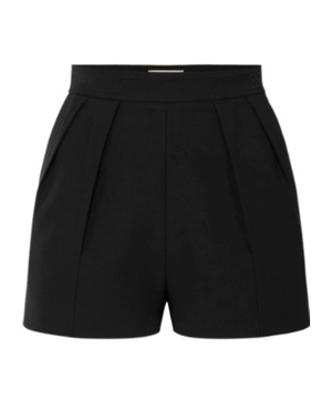 Elisabetta Franchi Pleated Crêpe Shorts