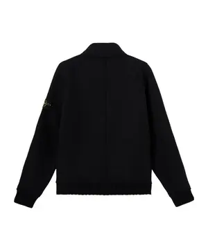 Stone Island Logo Patch Zip-up Jacket