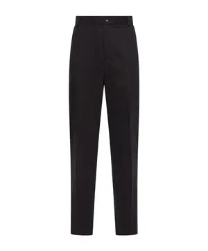 Moncler Tailored Cotton Pants - Black