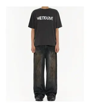 We11Done Logo-painted T-shirt