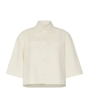 Max Mara Terra Cropped Shirt Jacket