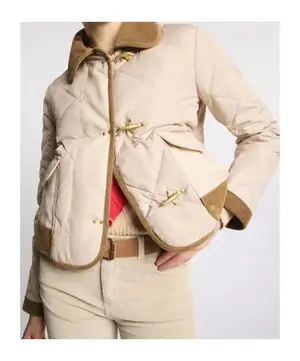 FAY Diamond-quilted 3 Ganci In Technical Fabric