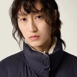 Miu Miu Reversible Technical Pongé Down Jacket